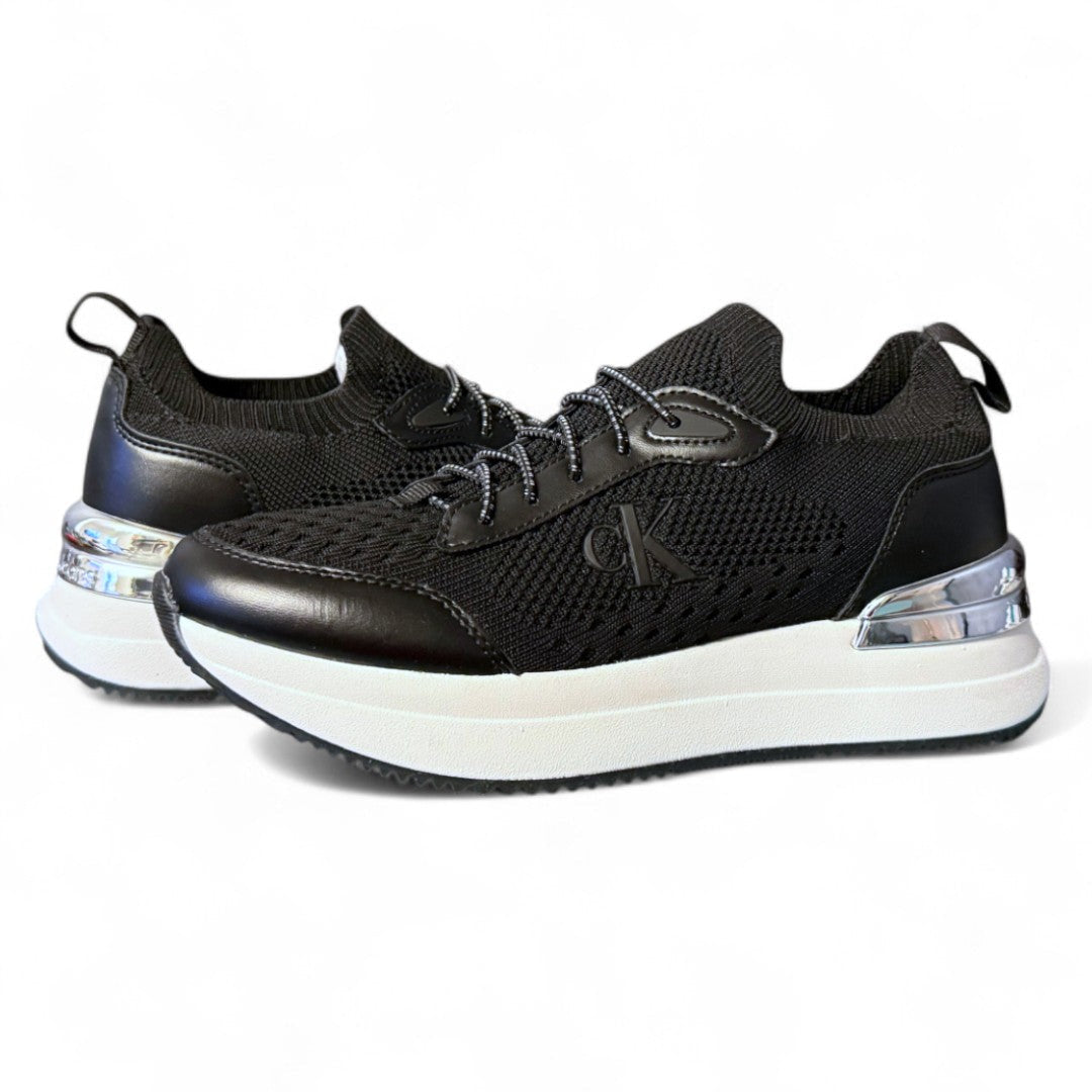 Calvin Klein Vikas Black Sneakers Womens Almond Toe – JLOOD.COM
